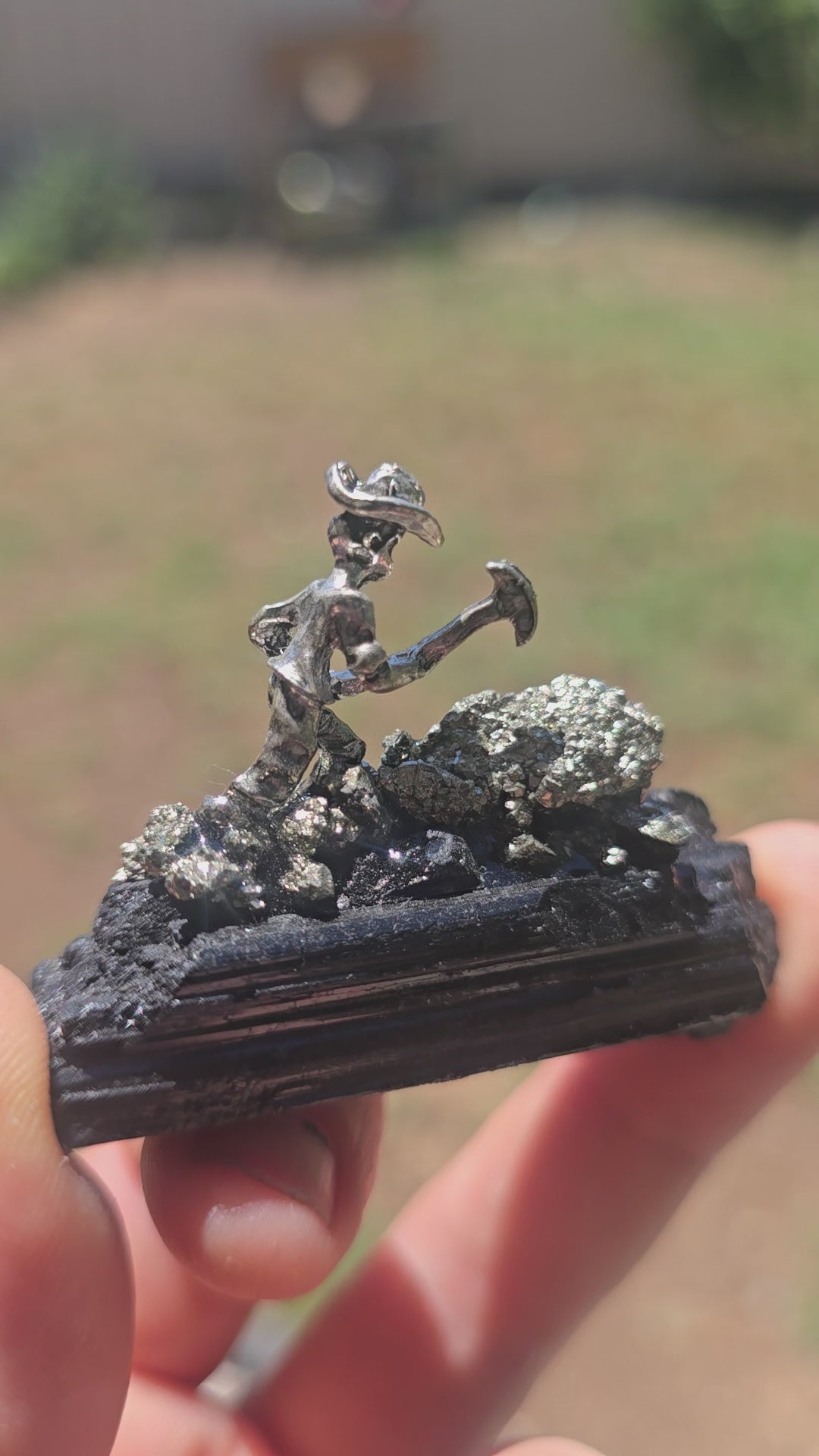 Tourmaline, Pyrite mining man – theoldmouldy