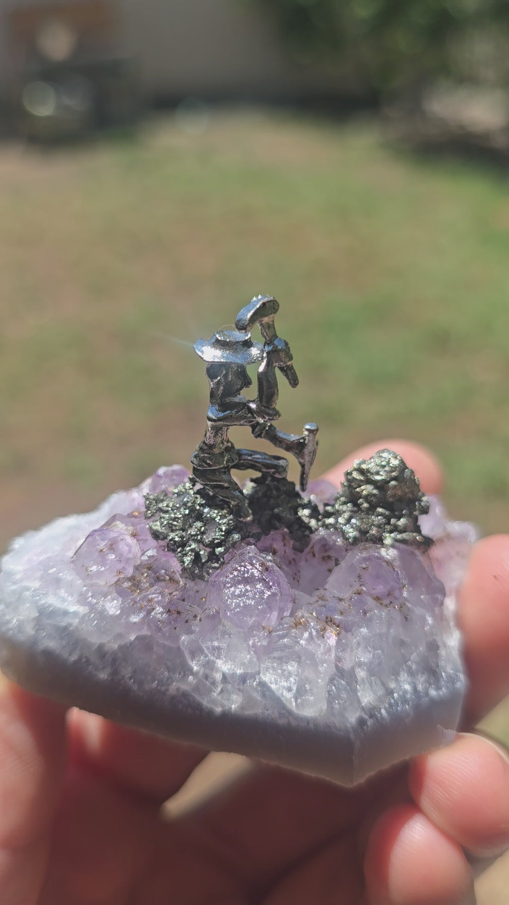 Amethyst, Pyrite Mining man – theoldmouldy