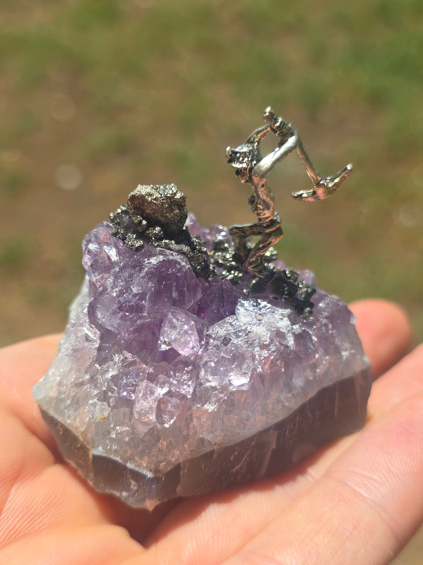 Amethyst, Pyrite, Mining Man – theoldmouldy