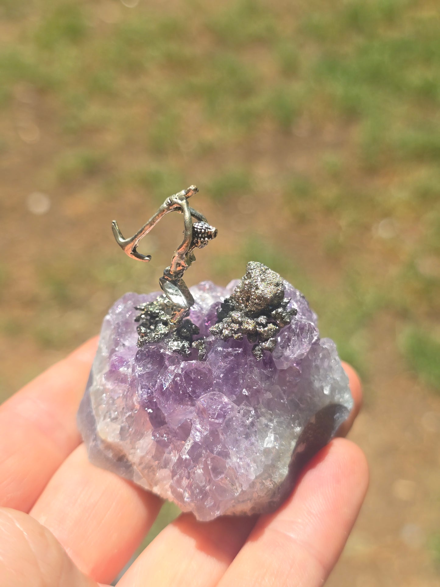 Amethyst, Pyrite, Mining Man – theoldmouldy