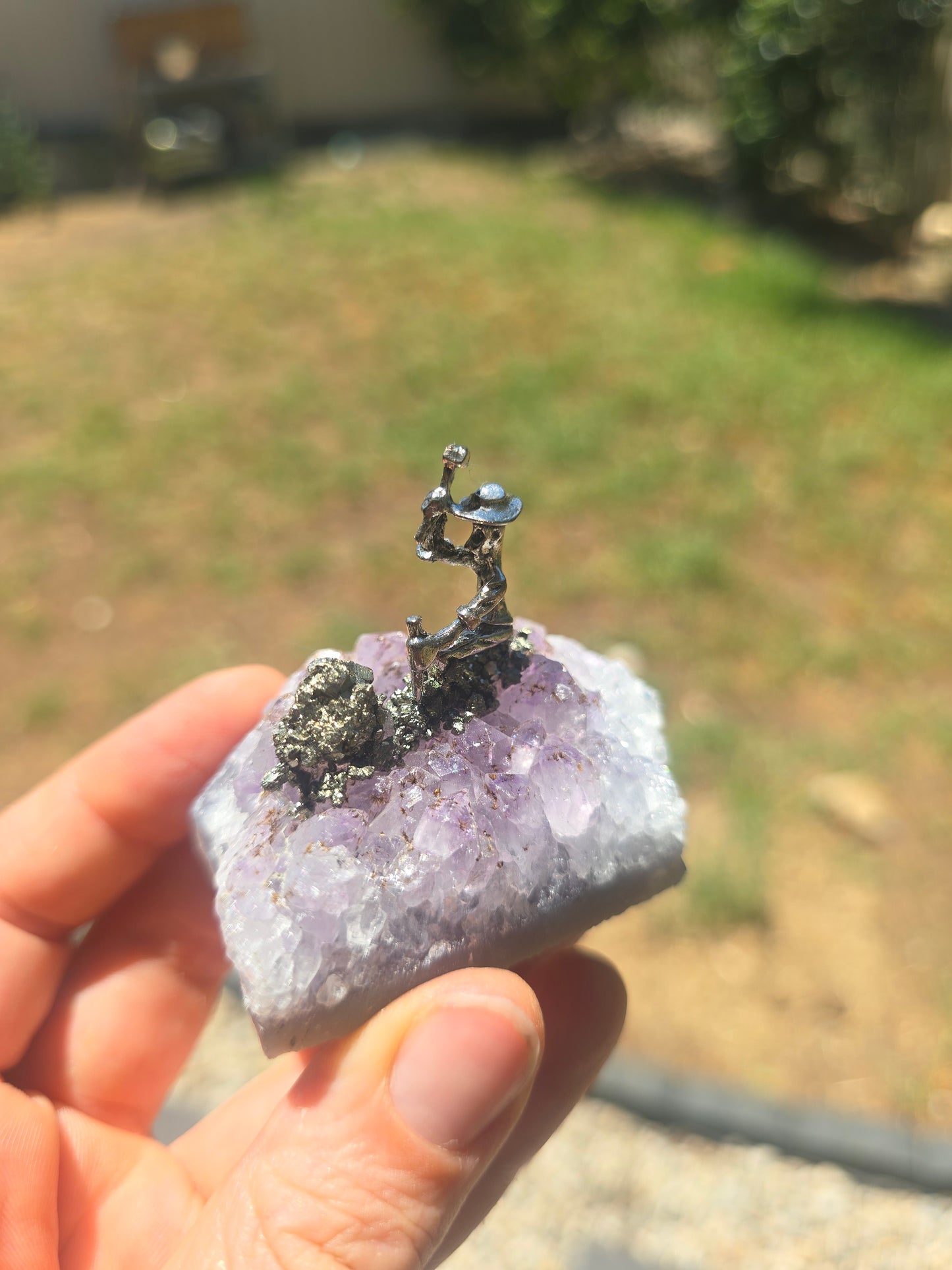 Amethyst, Pyrite Mining man – theoldmouldy