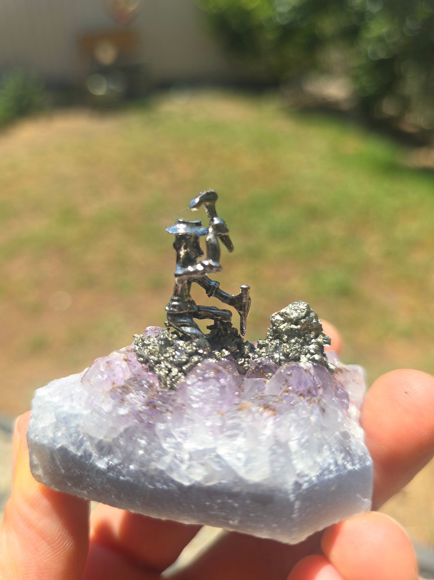 Amethyst, Pyrite Mining man – theoldmouldy
